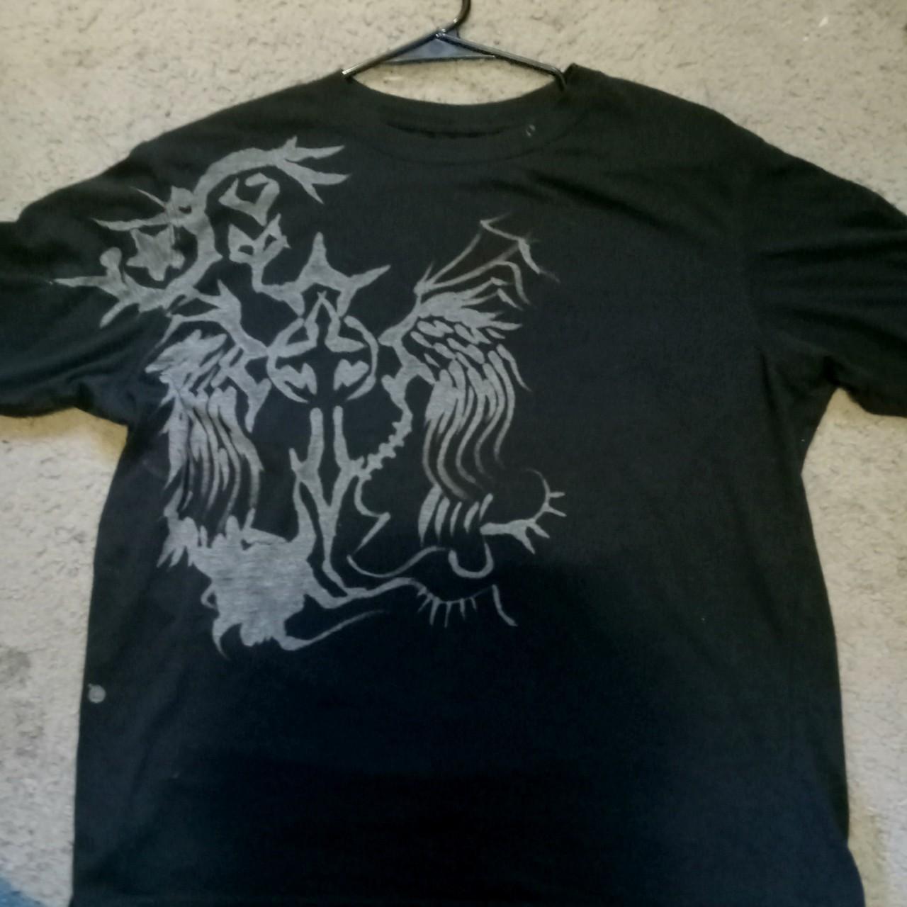 Bleach die y2k comfy T-shirt hand made support a... - Depop