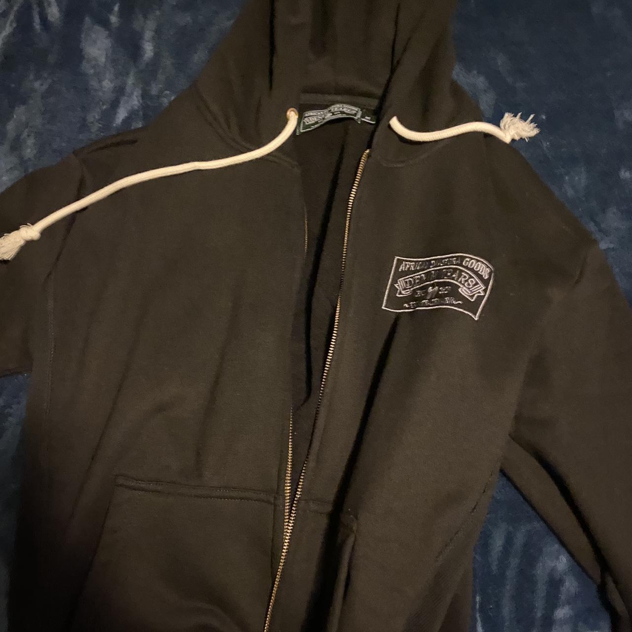 AUTHENTIC DENIM TEARS ZIP UP HOODIE SIZE M - Depop