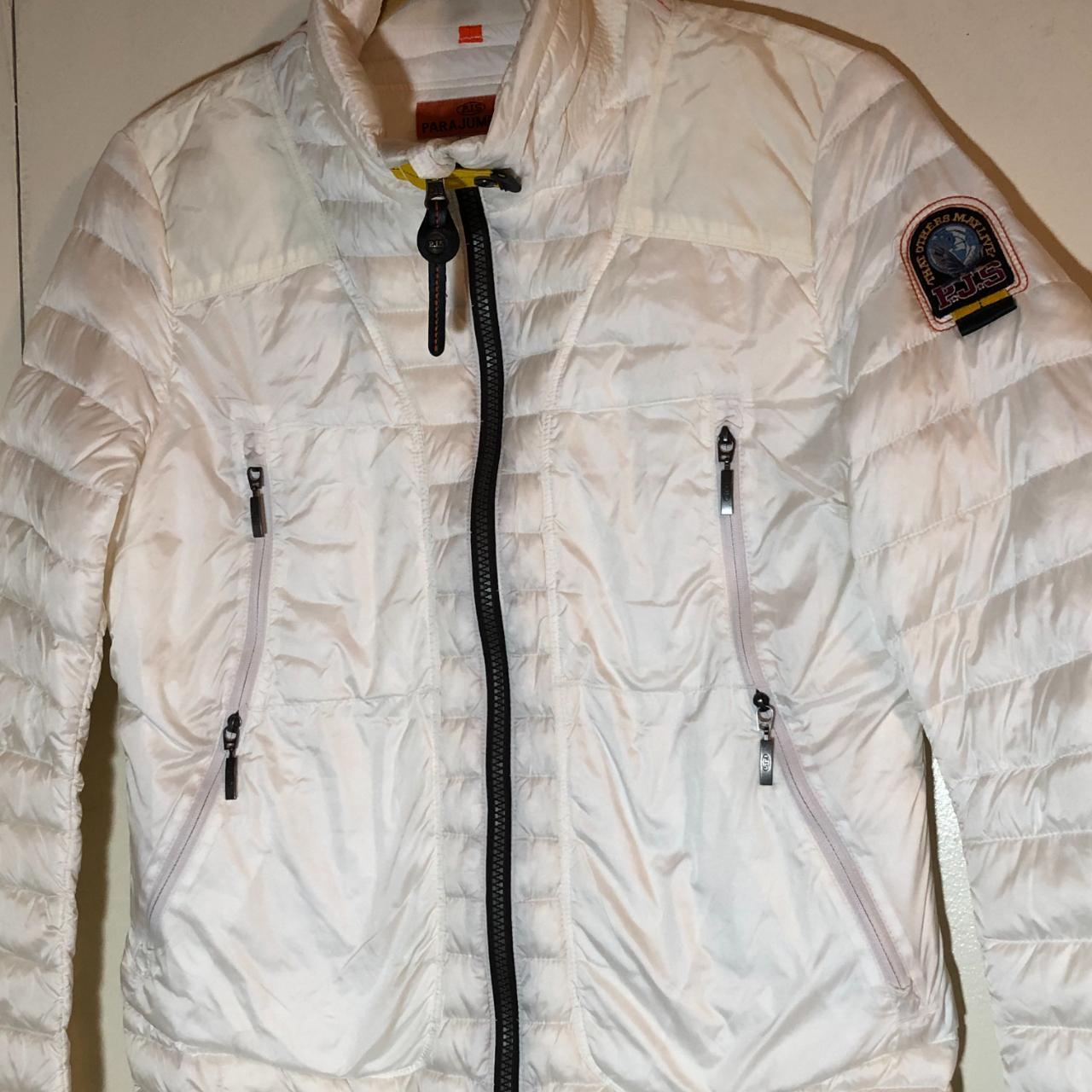 PARAJUMPERS Small white Geena Lightweight Down... - Depop