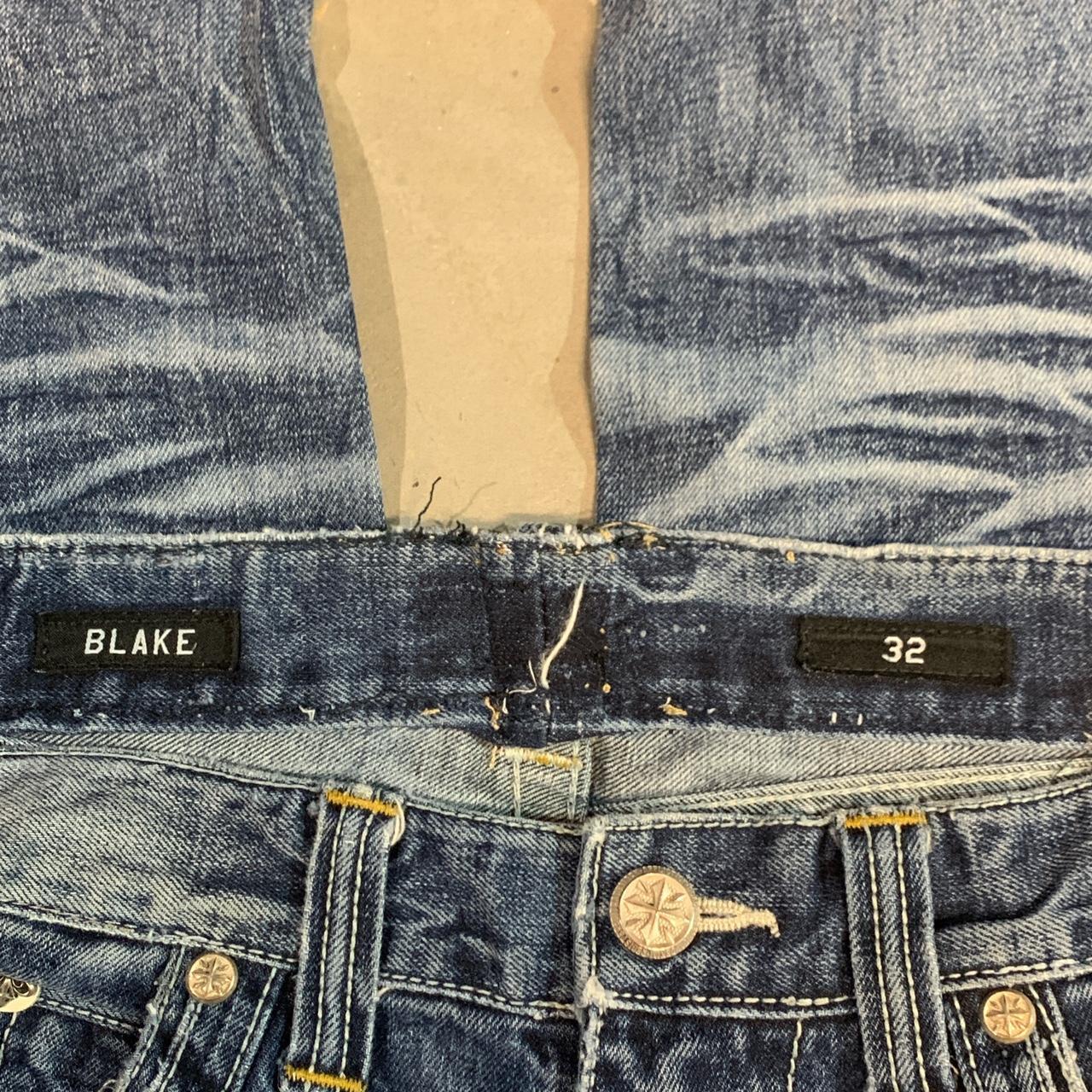 Size 32 Blue Affliction Jeans Blake fit #Y2k #emo... - Depop