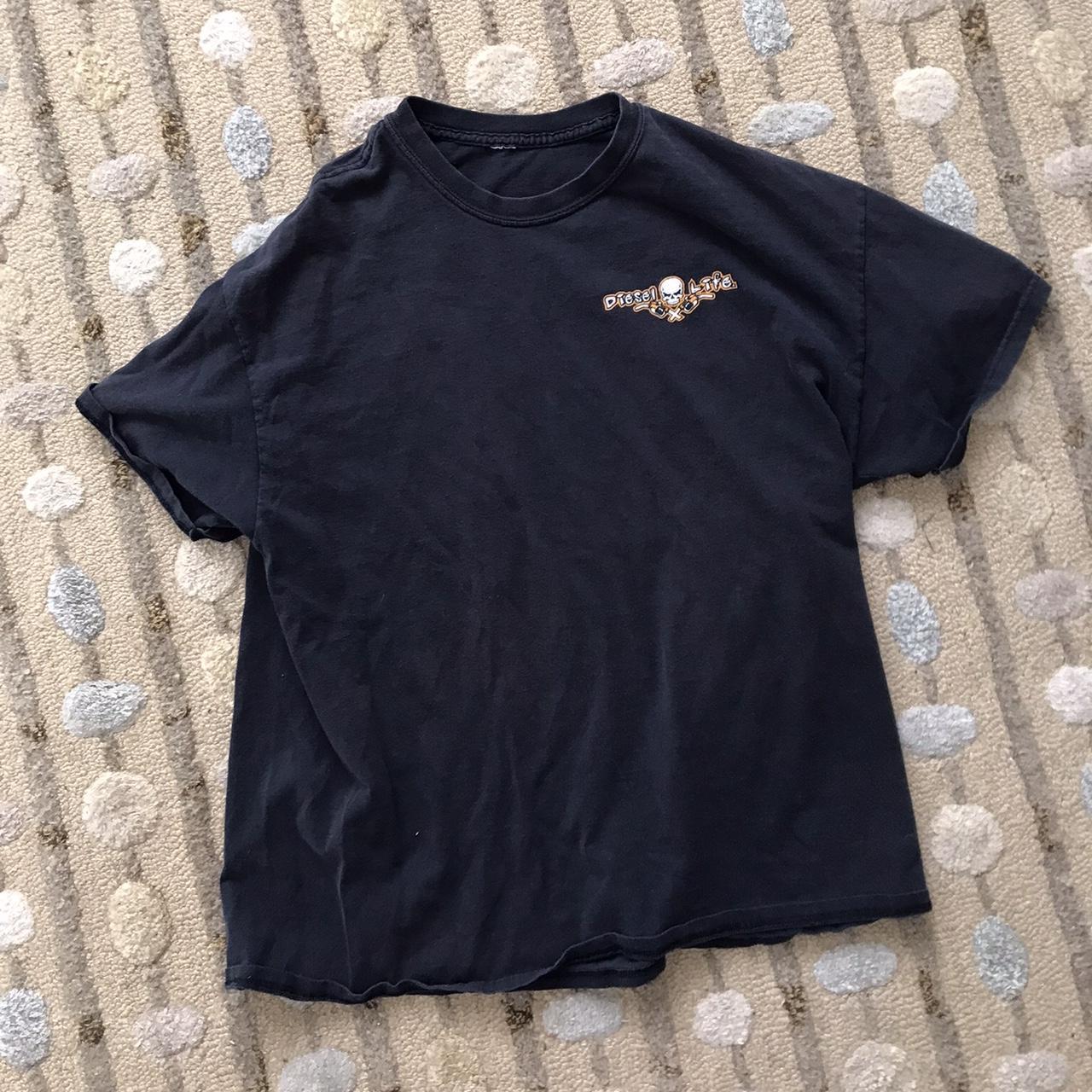 Black Diesel life shirt, great condition, missing... - Depop