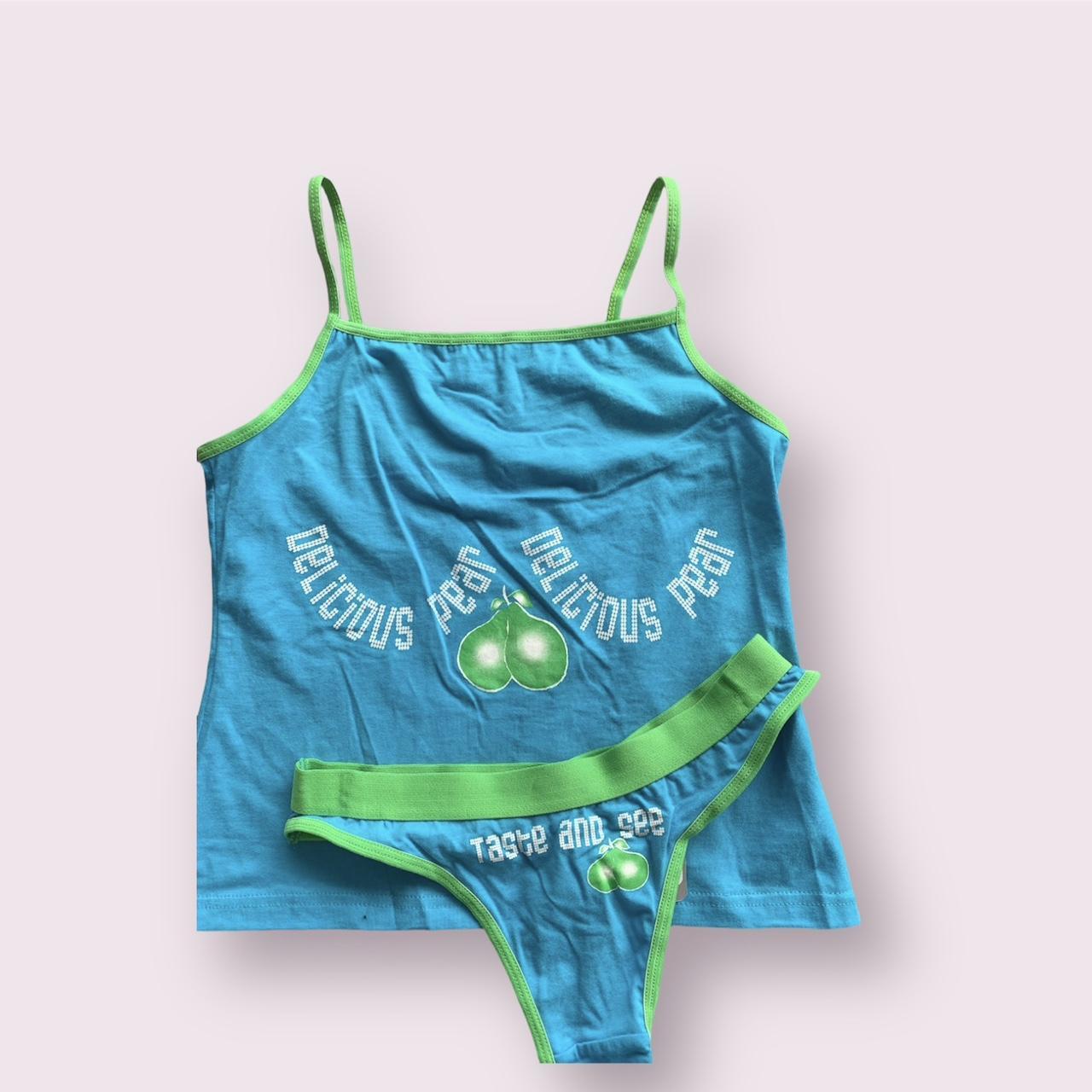Delicious Pears Deadstock Cami set Open to offers... - Depop