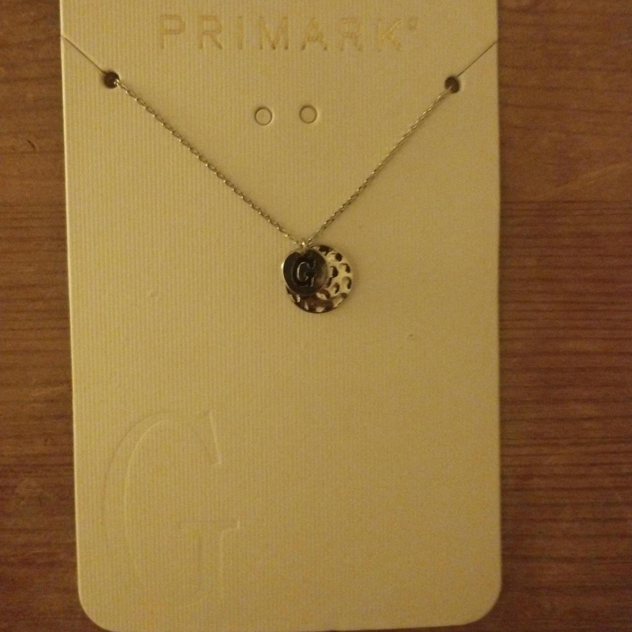 New with tag on!! G letter necklace from Primark... - Depop