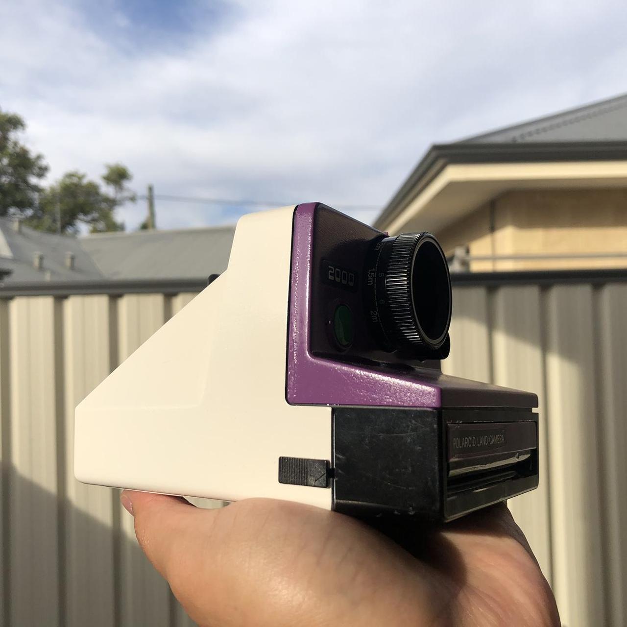 DIY "White Purple Black" Polaroid Land Camera... - Depop