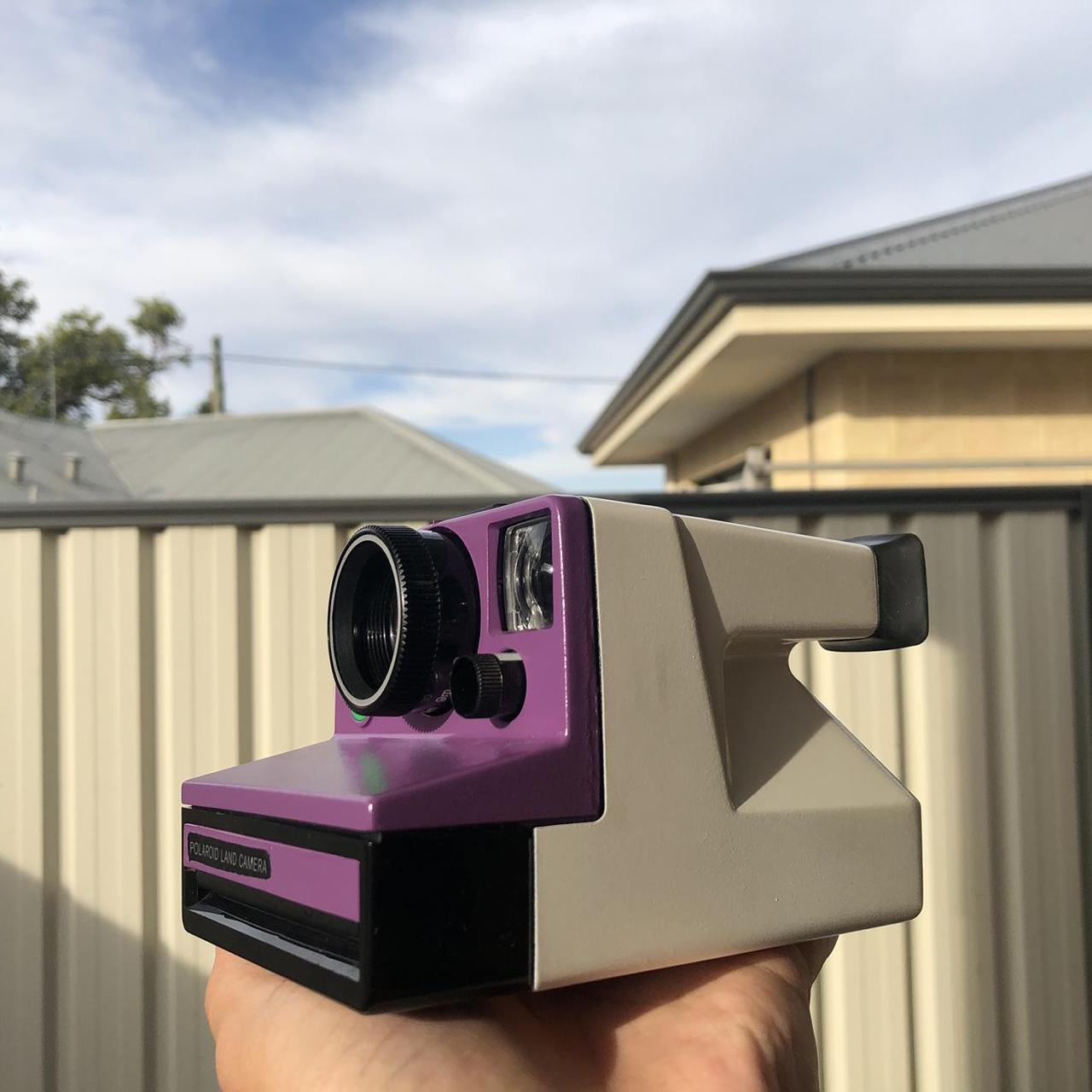 DIY "White Purple Black" Polaroid Land Camera... - Depop