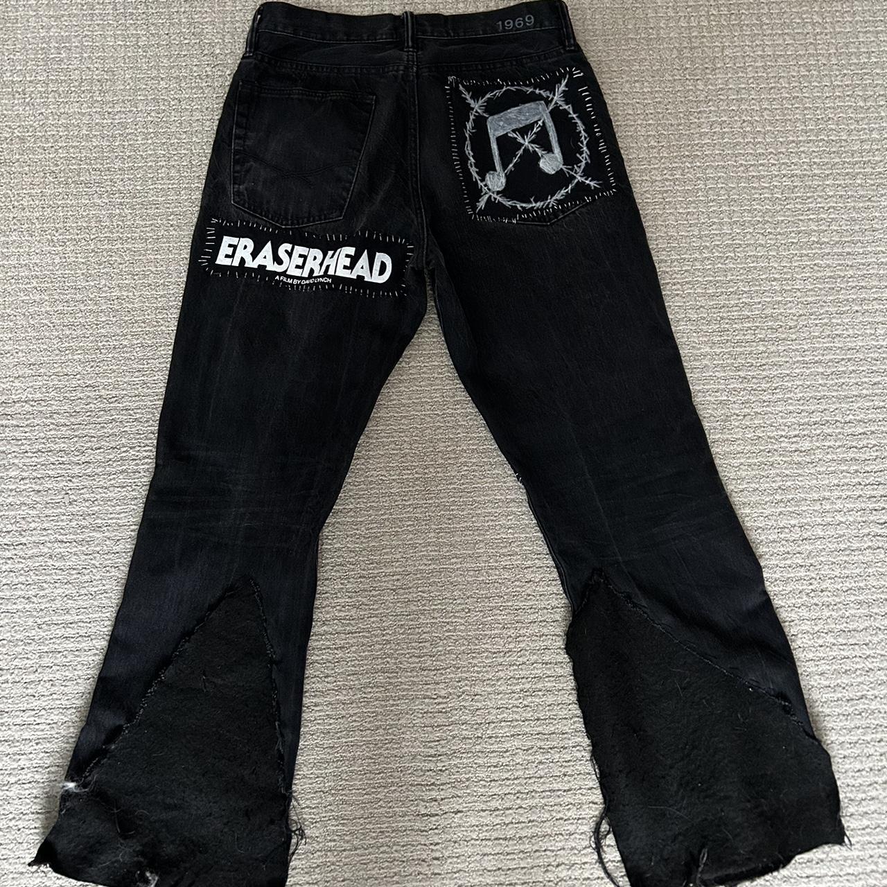 SEMATARY INSPIRED CRUST JEANS SIZE 33 WAIST DM ME... - Depop