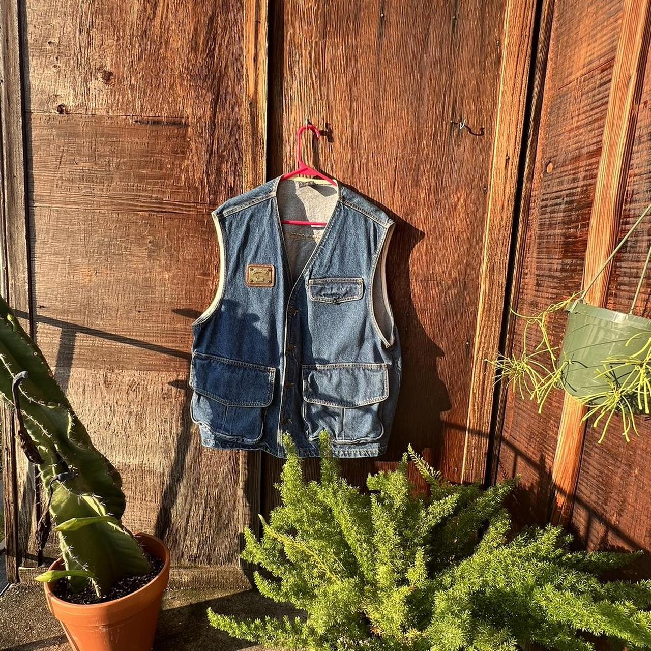 Vintage Karl Kani Denim Vest 2Pac Style #vintage #90s | Depop