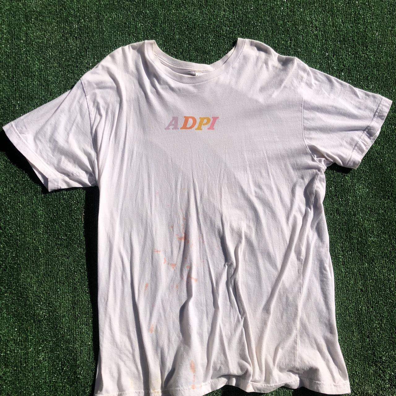 ADPI White Short Sleeve Men’s XXL - Depop