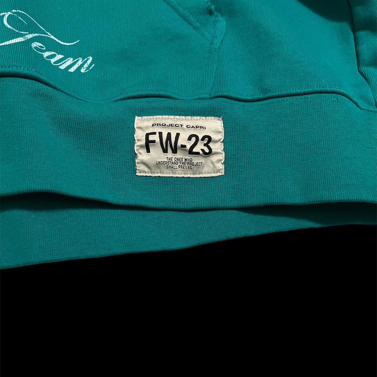 Project capri green track team hoodie. 700 gsm... - Depop