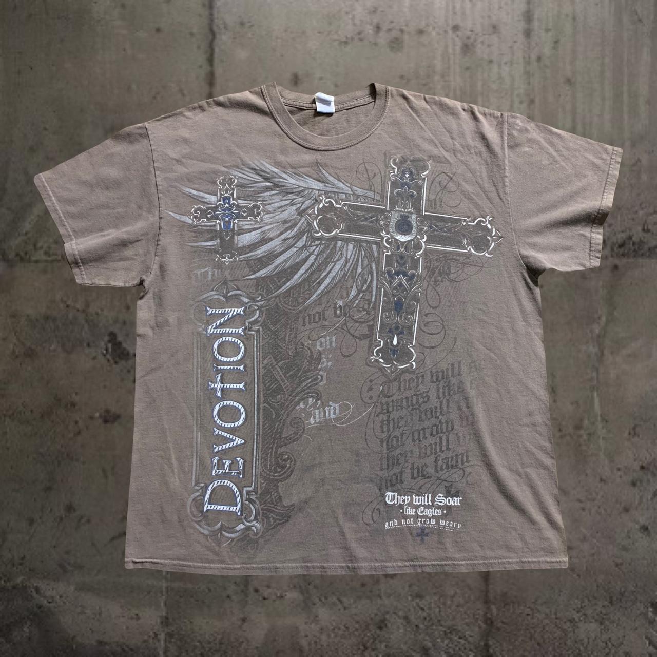 Dope affliction style devotion tee Size Xl Super... - Depop