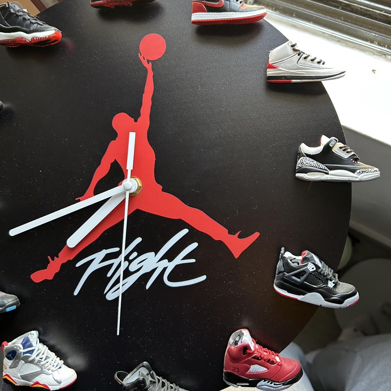 Jordan clock Shoes are magnetically attached Needs... | Depop