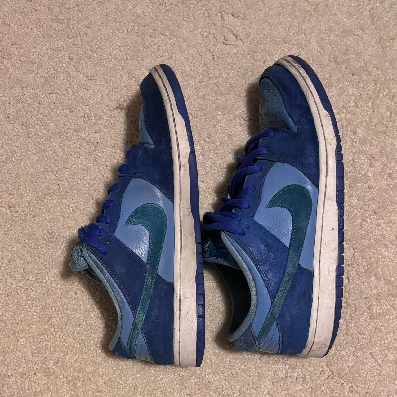 Sb dunk low "blue raspberry" Size 9M Used and... - Depop