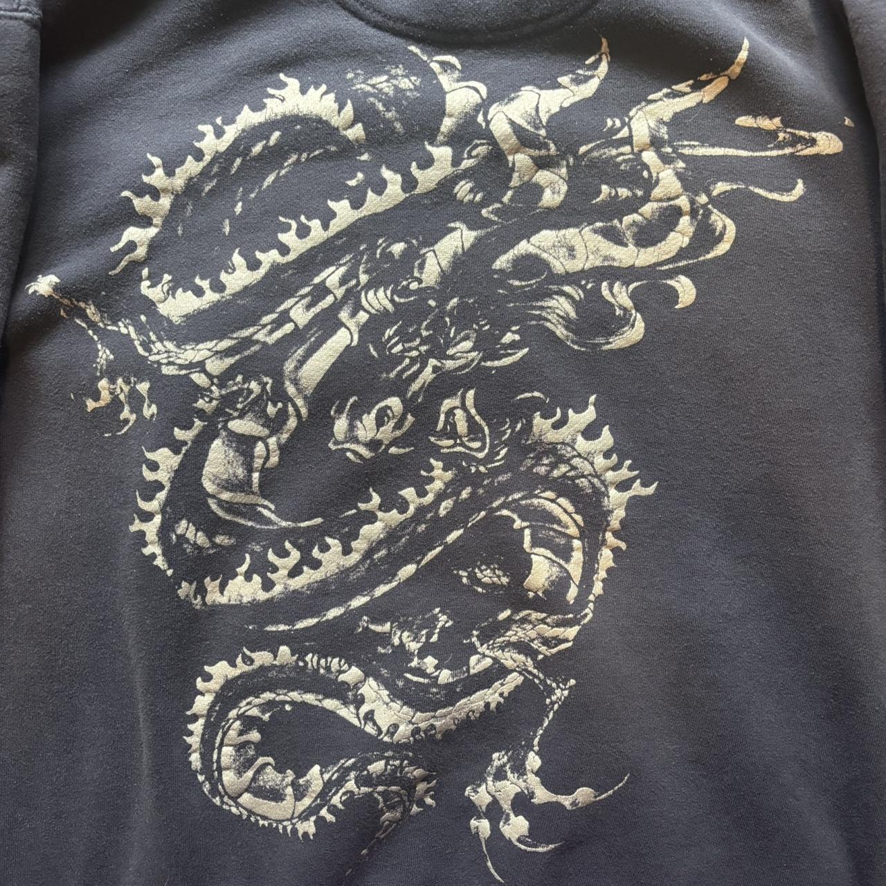 y2k jnco hoodie crazy designs on front and... | Depop