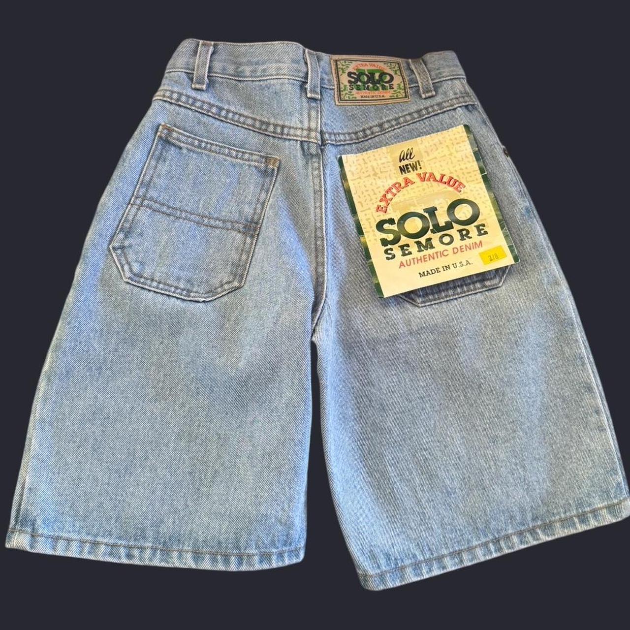 Deadstock y2k Solo semore baggy jorts Solo Jr size... | Depop