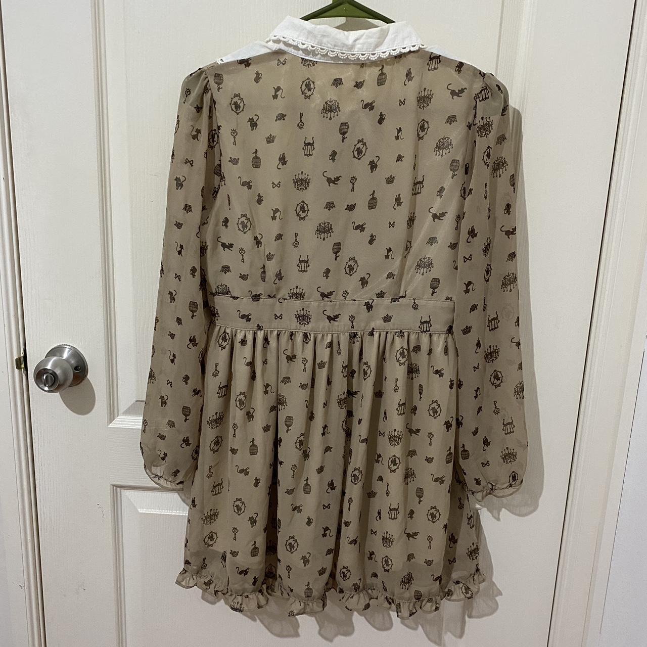 Baby Doll Lolita Style Dress Preloved with slight... - Depop