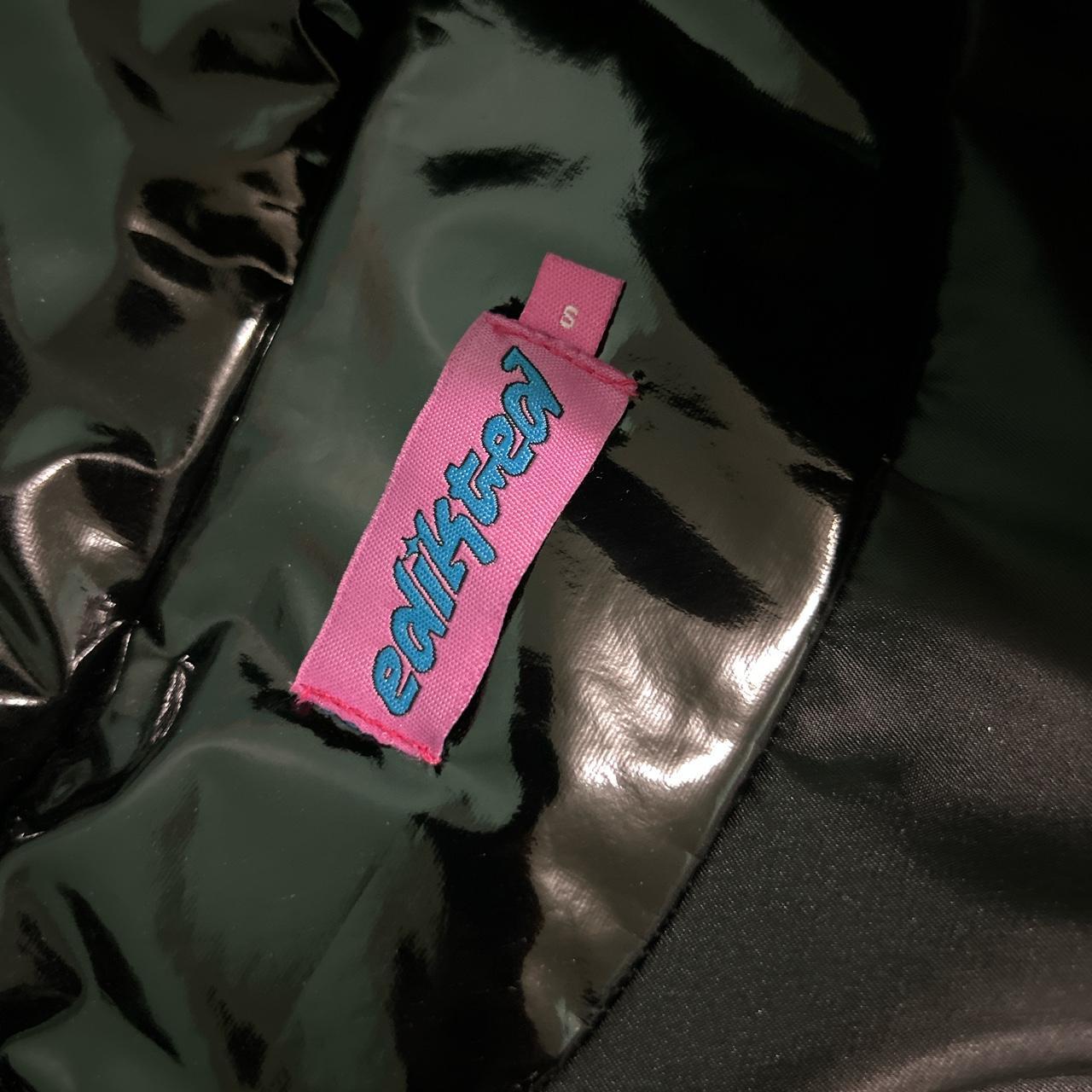 Edikted Neo Puffer Vest. faux Patton leather vest... | Depop