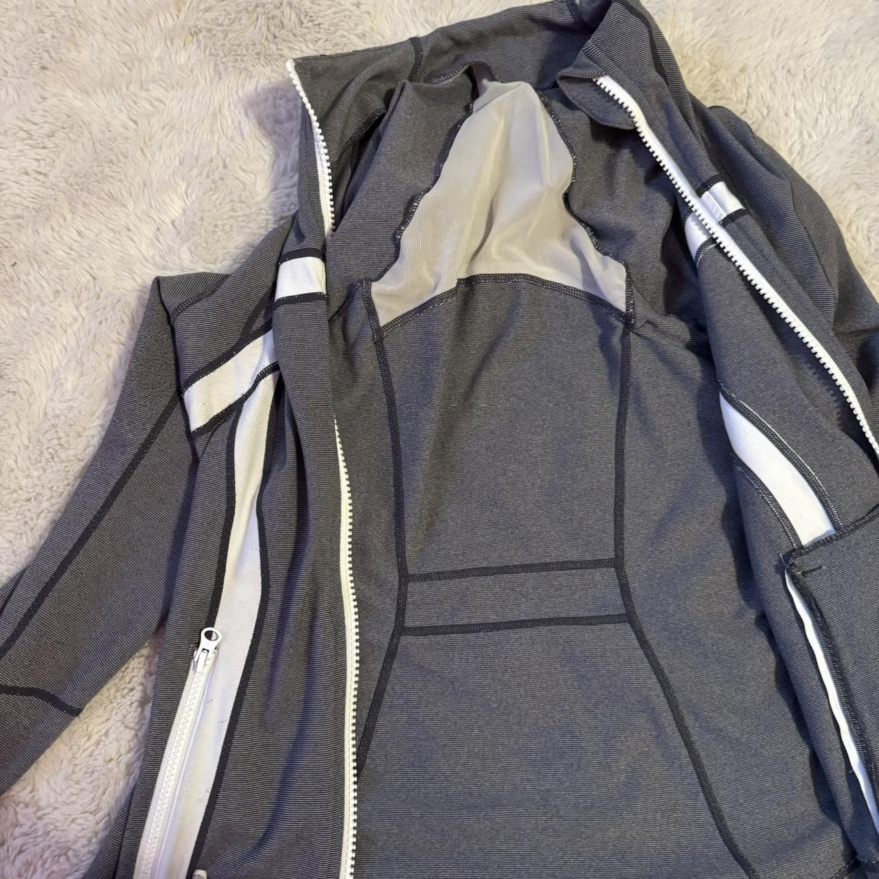 grey lululemon jacket - Depop