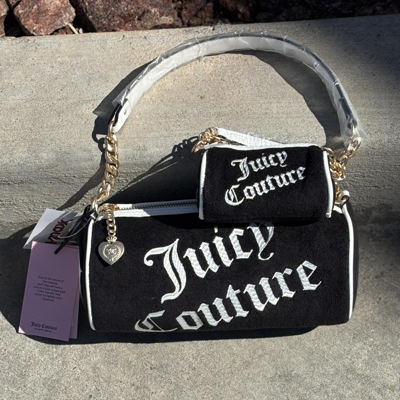 Juicy couture barrel bag Exclusive Licorice angel... | Depop