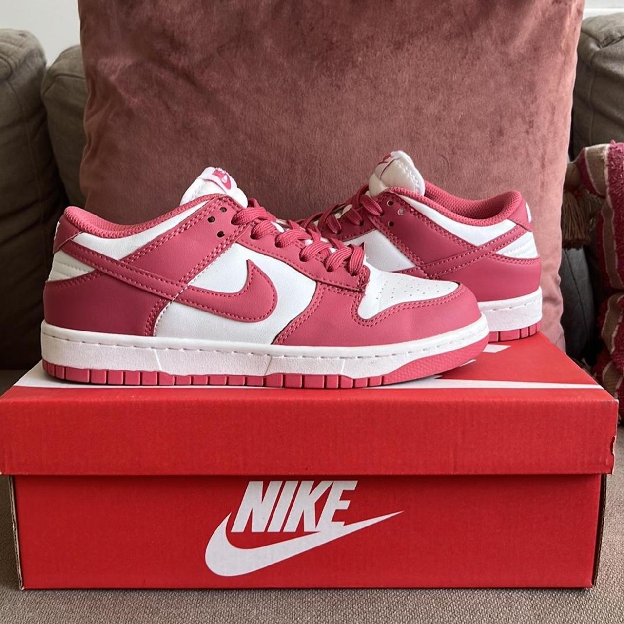 Rose Nike Low Dunks - Depop
