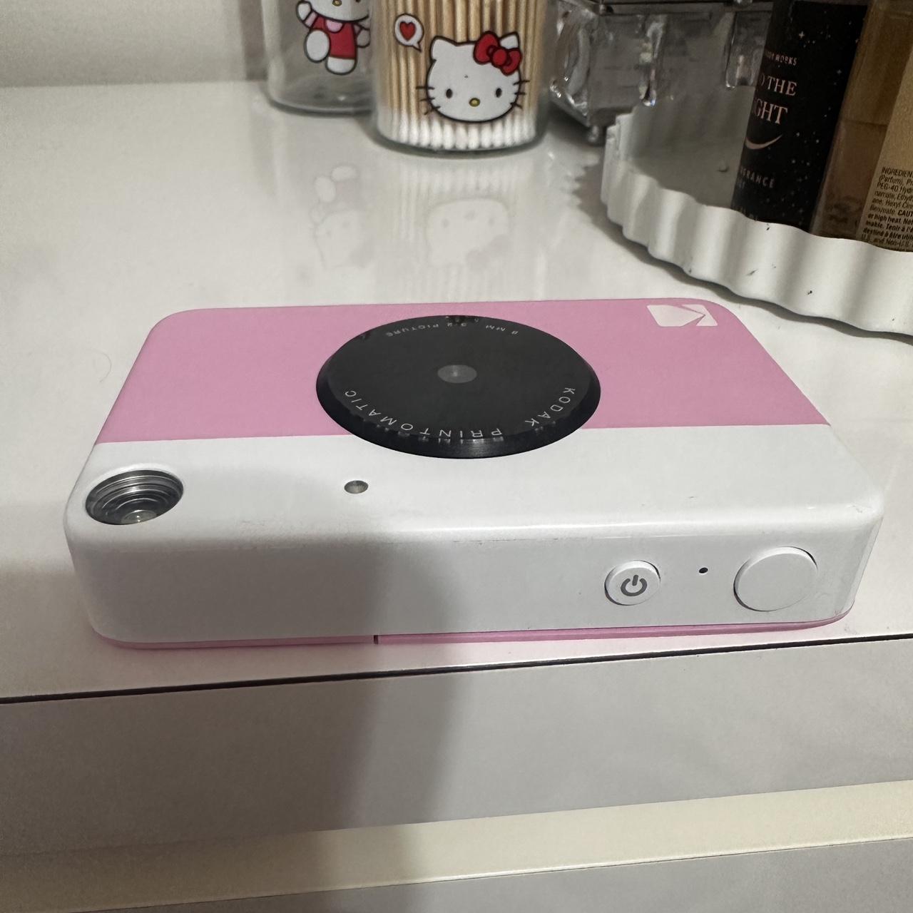pink kodak printomatic camera got as a gift last... - Depop