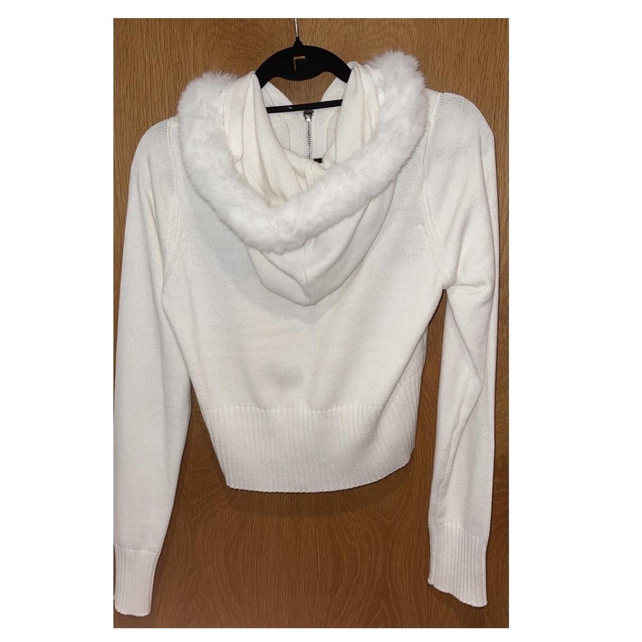 🎀 Basic pleasure mode zip up with Pom poms ( the fur... - Depop