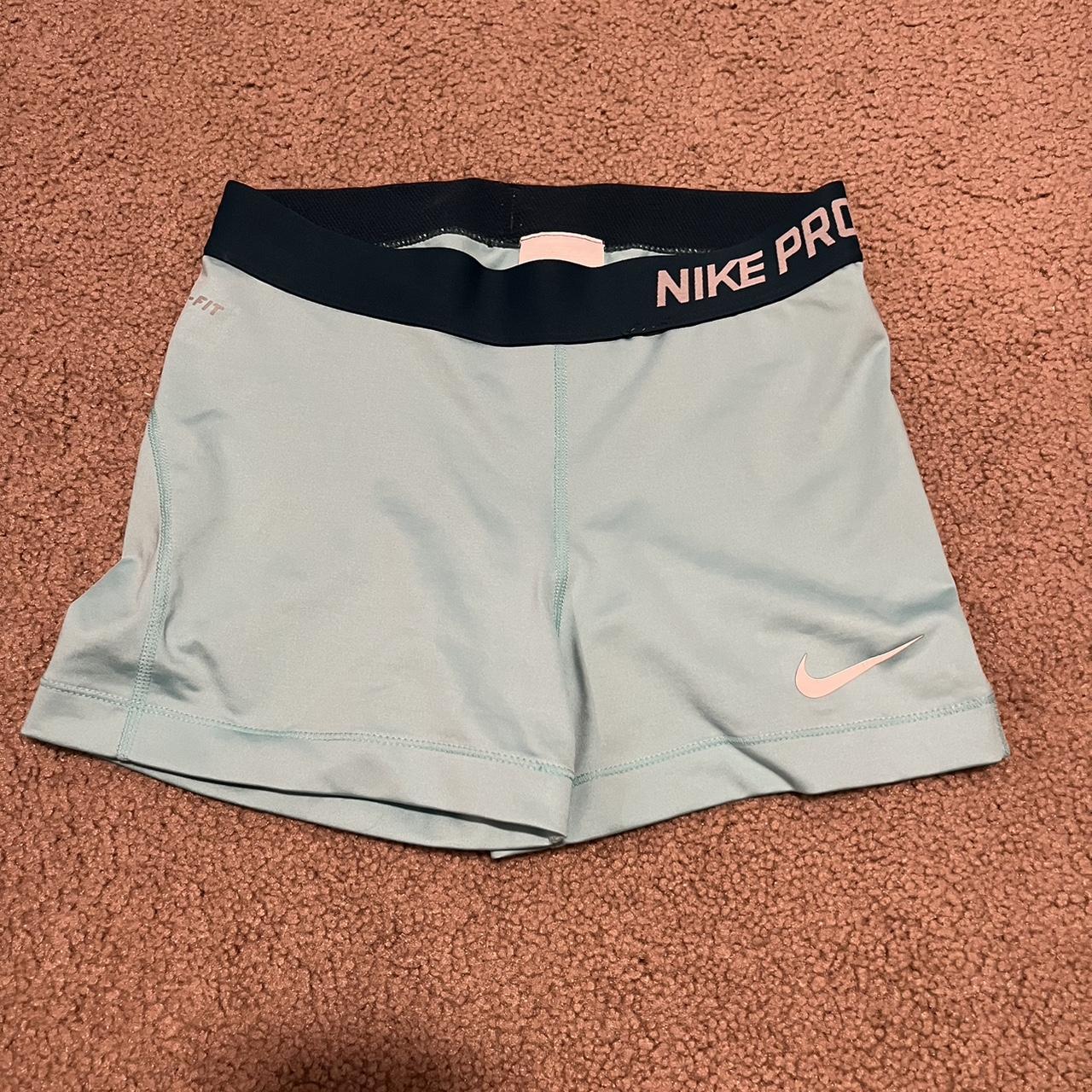 Bright Blue Nike Pro Shorts Depop