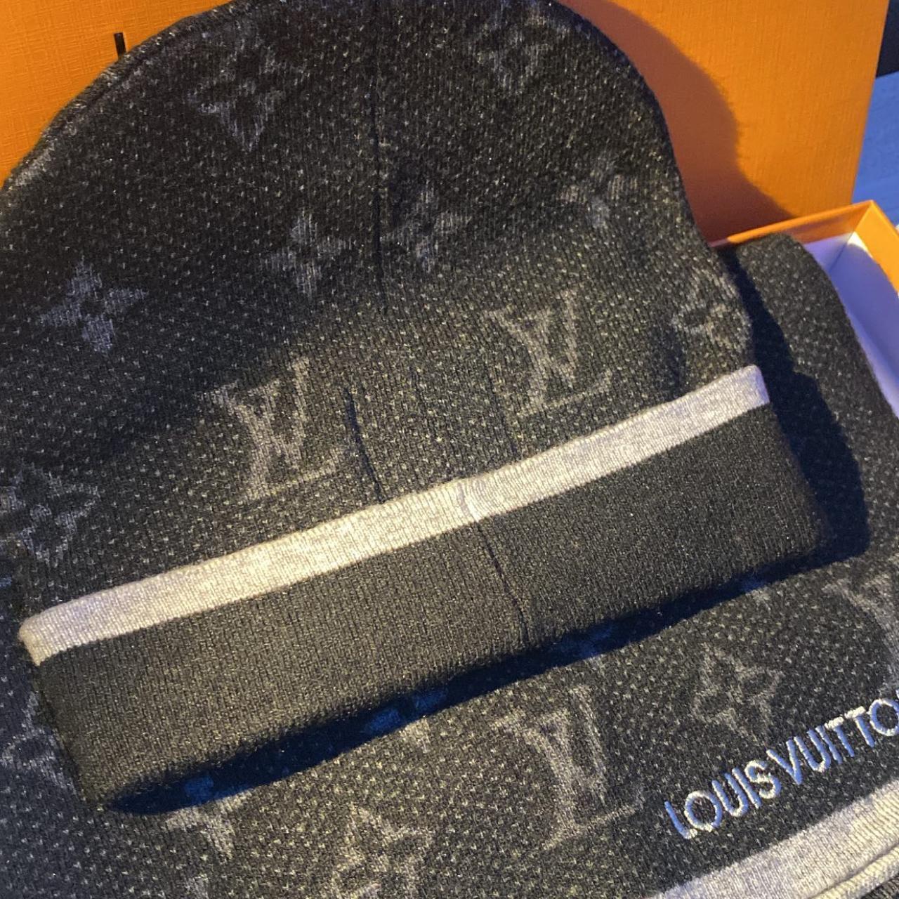monogram set LV beanie and scarf send offers If want... - Depop