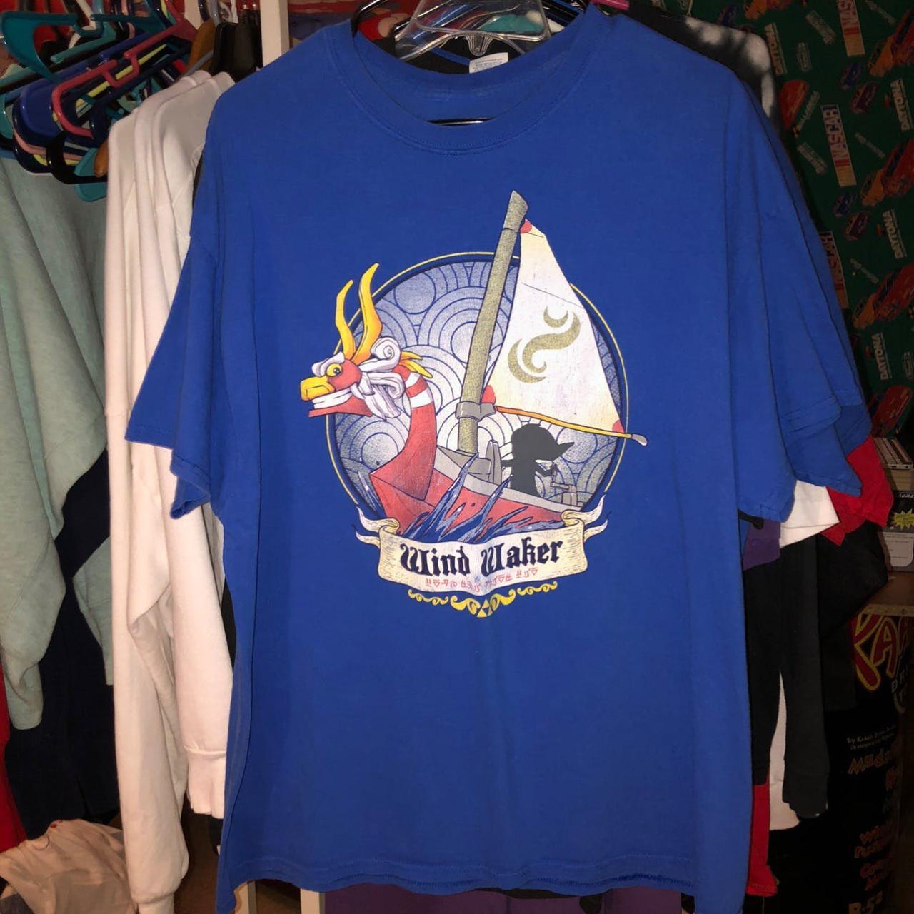 The Legend of Zelda Wind Waker Gamecube Promo Shirt... | Depop