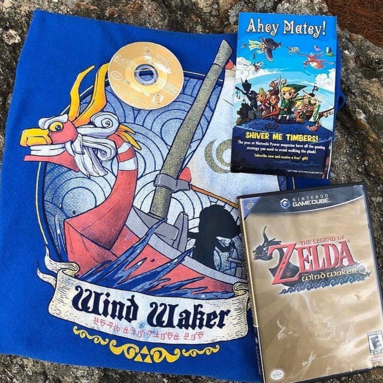 The Legend of Zelda Wind Waker Gamecube Promo Shirt... | Depop