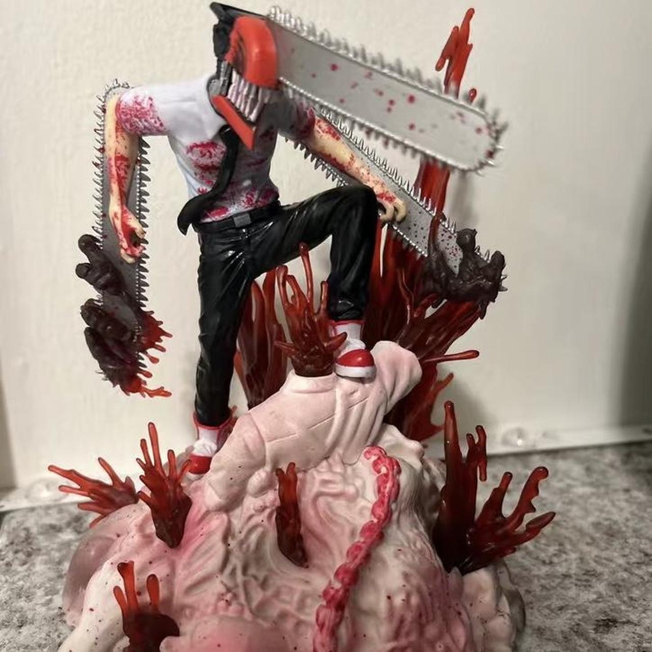 Chainsaw man figure!!! Anime Action Figure Standing... - Depop