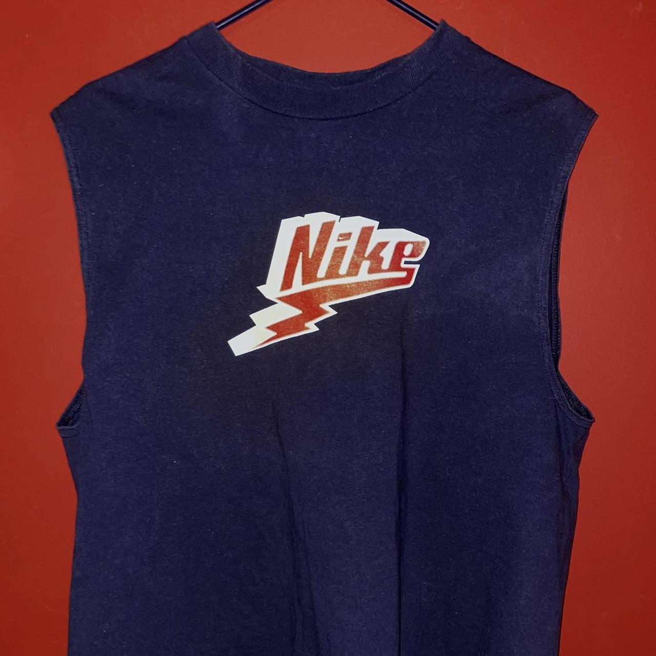 Nike logo tank top Size large #streetwear #nike... - Depop