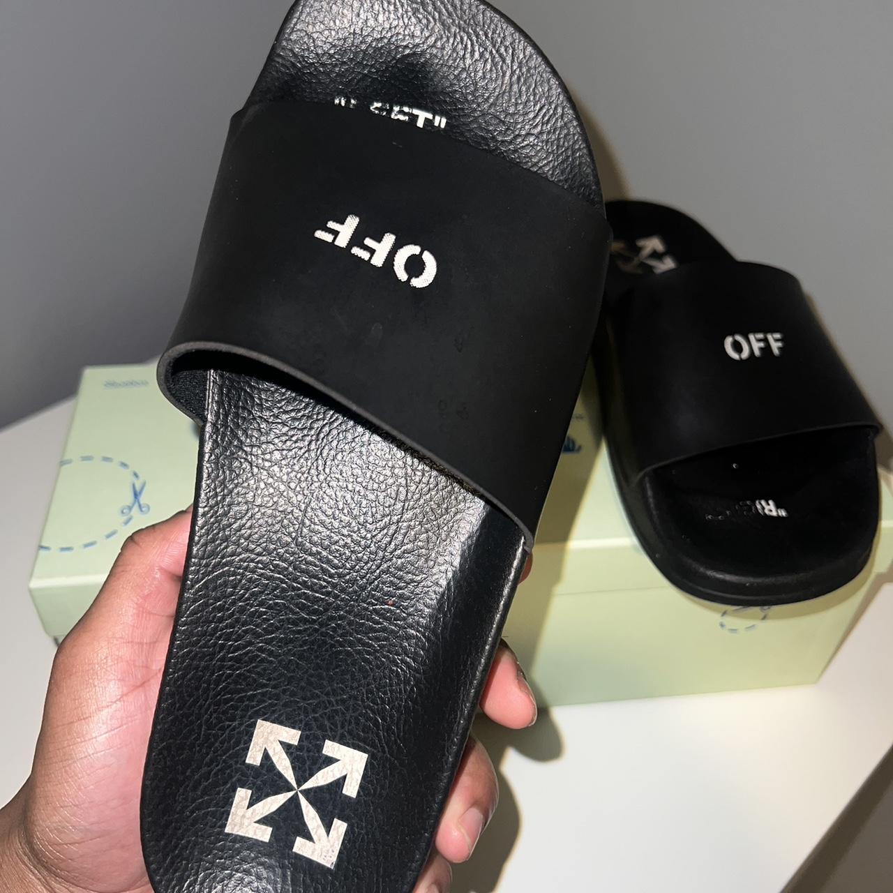 Off white sandals. Women’s size 40 but they run... - Depop