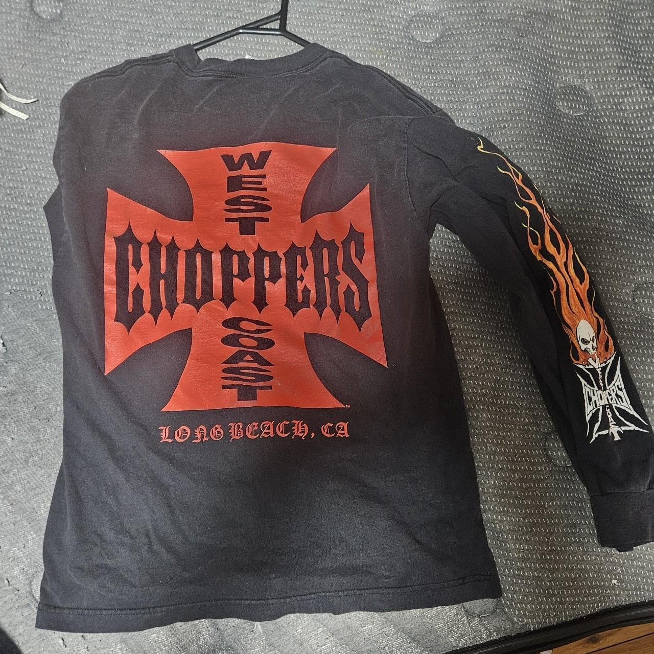 West coast choppers shirt (stain on shirt) - Depop