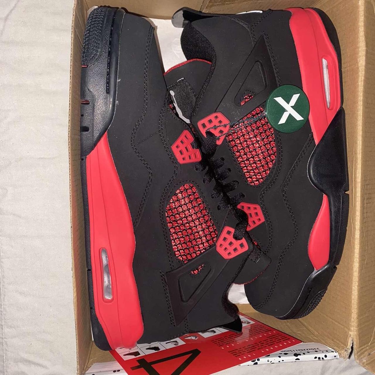 Nike Air Jordan 4s Red Thunder They are stylish... - Depop