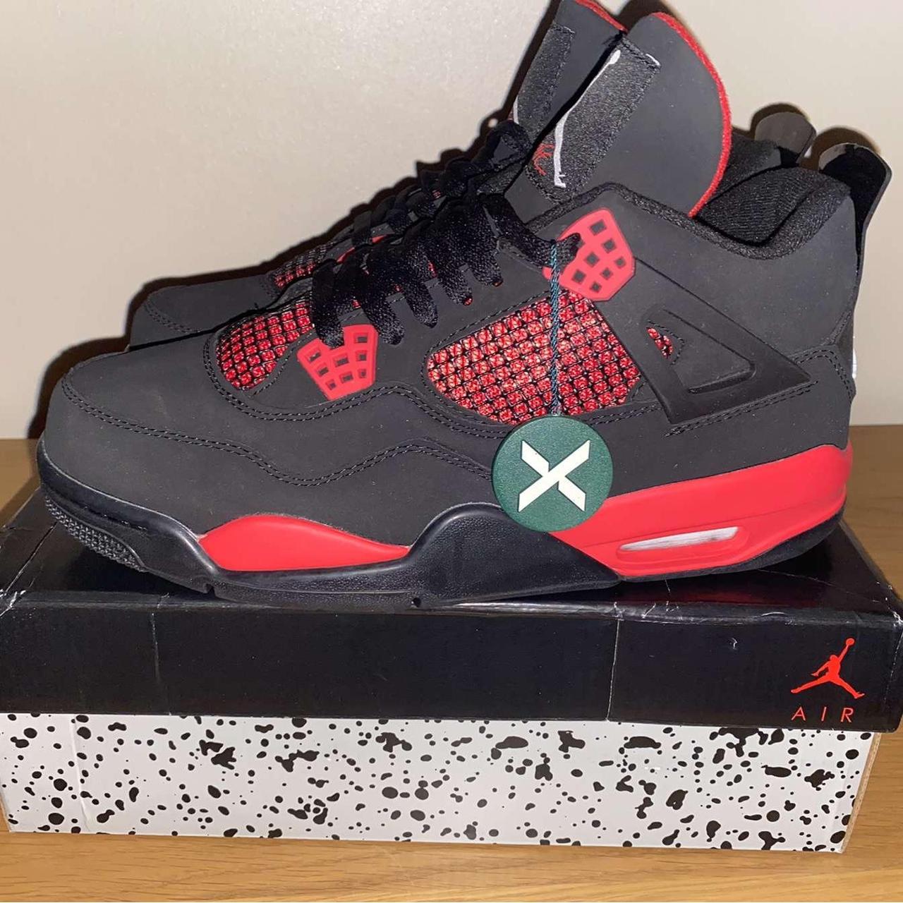 Nike Air Jordan 4s Red Thunder They are stylish... - Depop