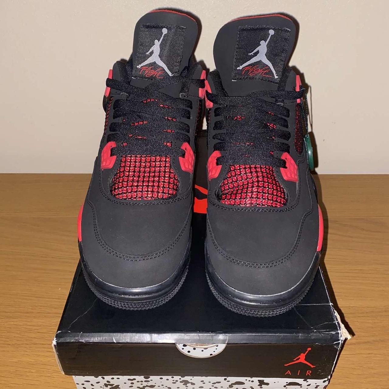 Nike Air Jordan 4s Red Thunder They are stylish... - Depop