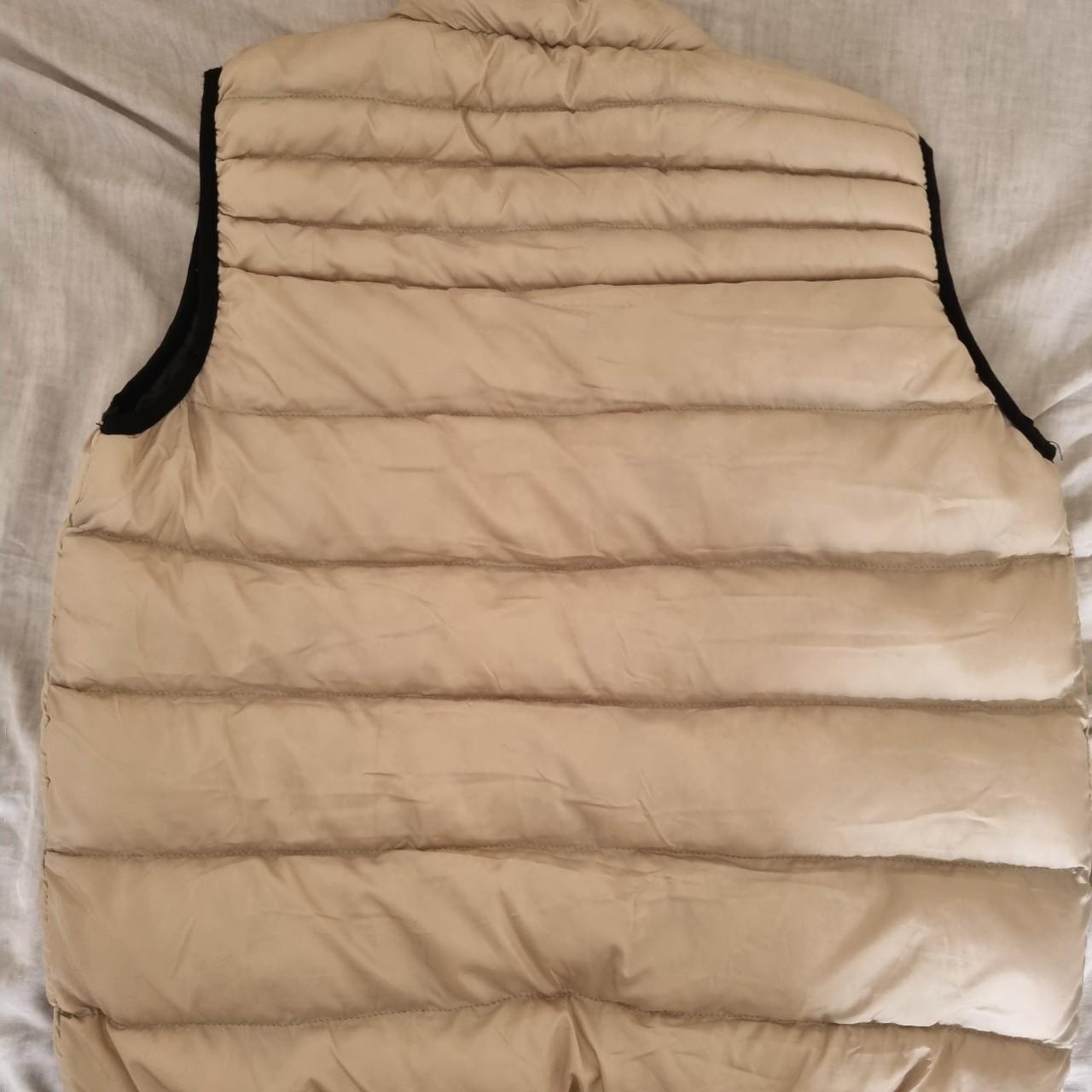 Cream moncler jacket open for offers and don't want... - Depop