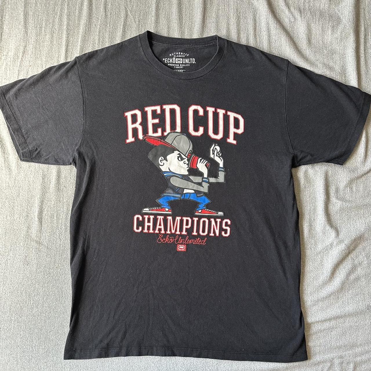 Eckõ Unlimited Men's "Red Cup Champions" Rare... - Depop