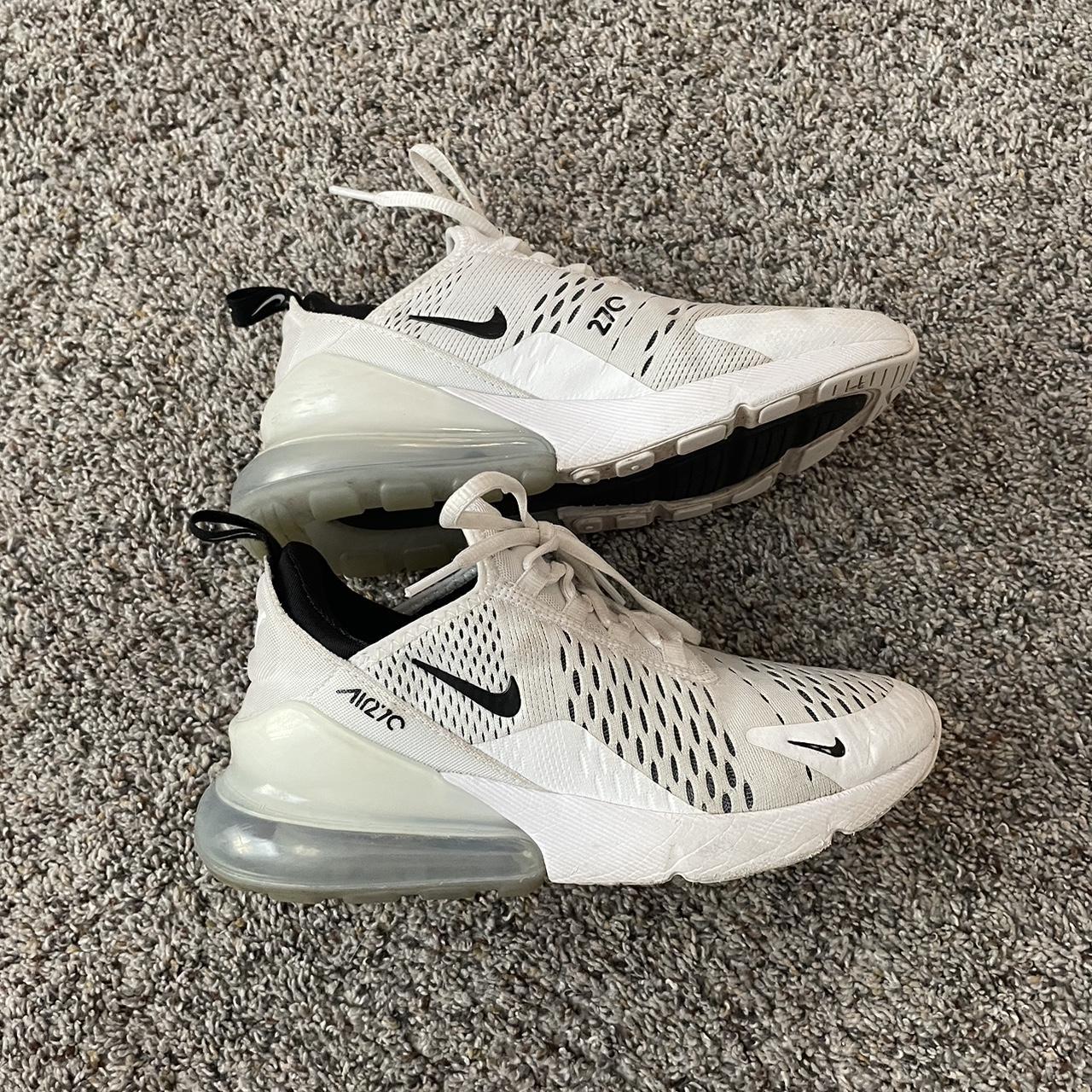 Nike Air max 270s color - white worn but in good... - Depop