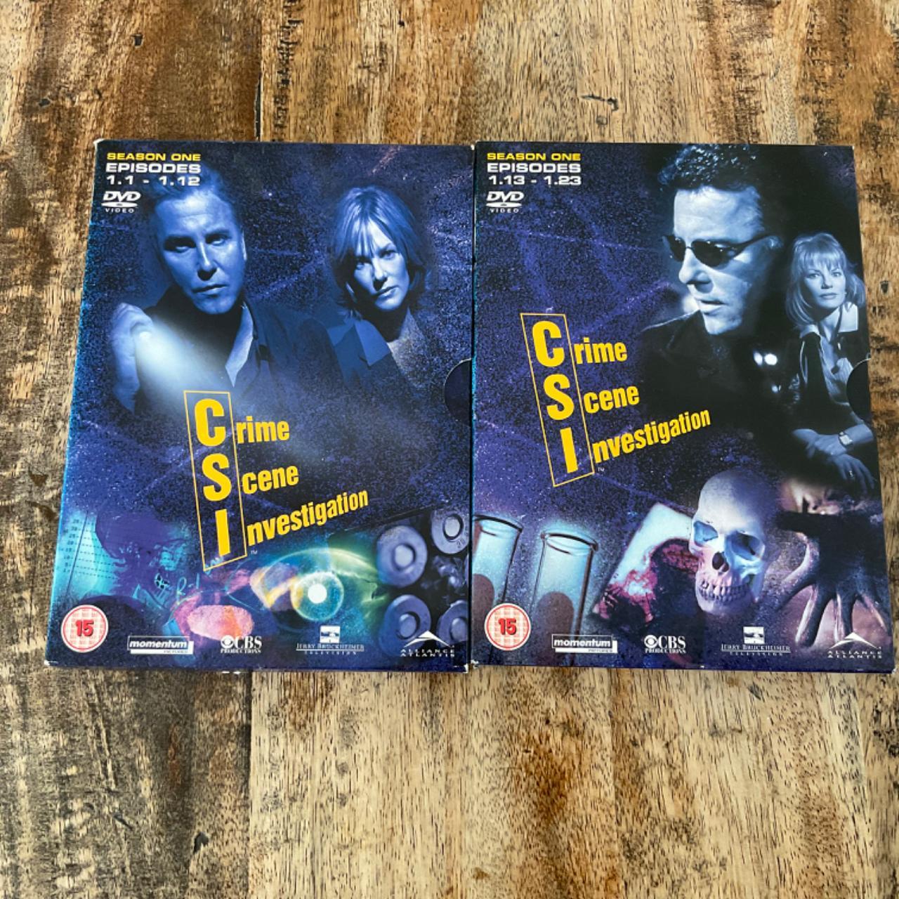 CSI Season 1 2 boxsets comprising of episodes 1 -... | Depop