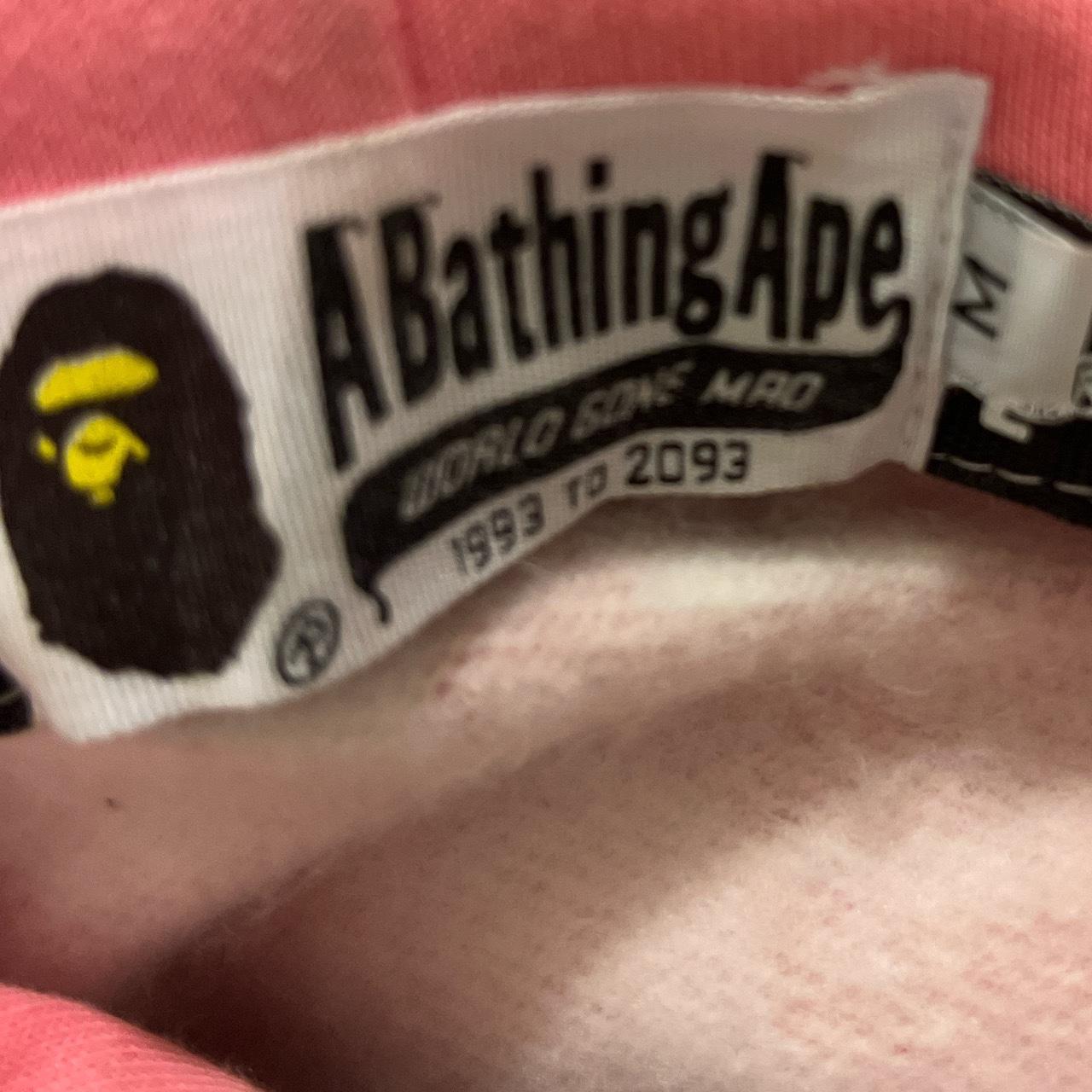 - Pink Bape Hoodie - Size M - Replica - Usee (Good... - Depop