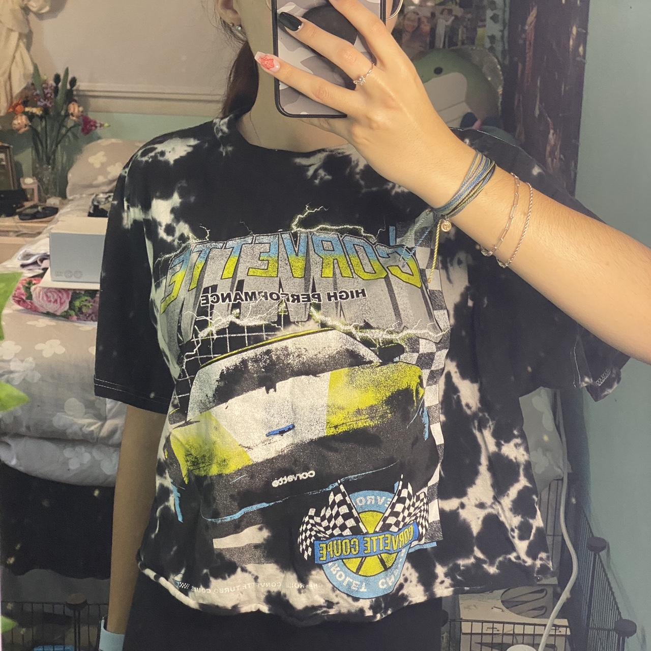 Vintage Corvette Crop Top - Depop