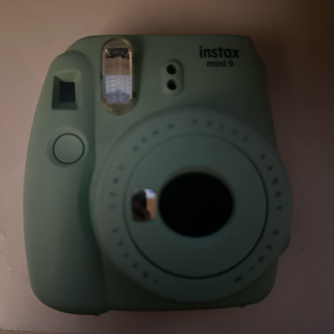 instax camera teal barely used perfect for on the go... - Depop