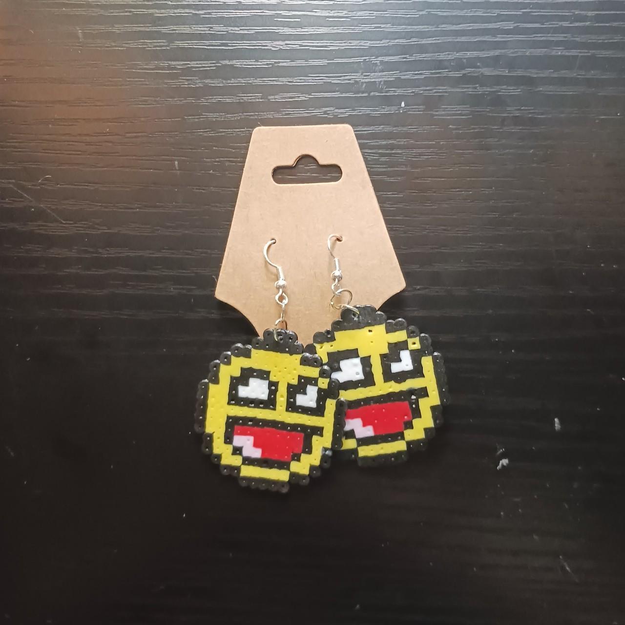 Scene epic/awesome face mini perler... | Depop