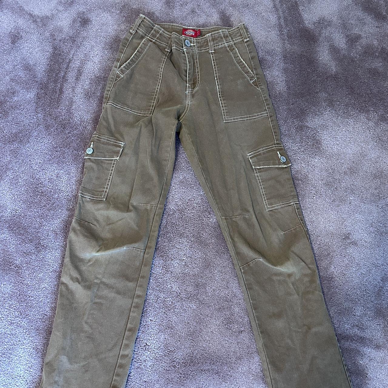 Dickies cargo pants comfortable material and stretchy. - Depop