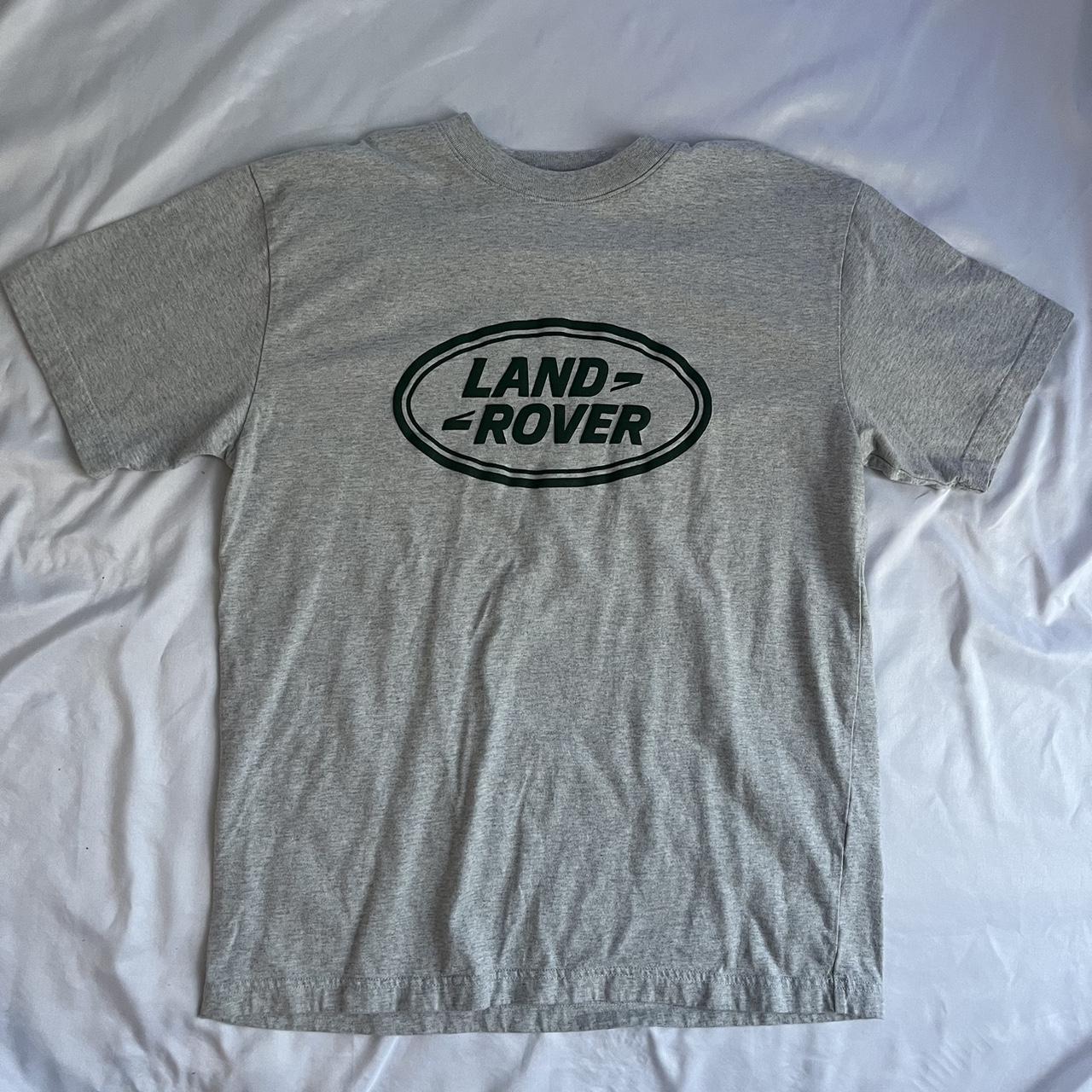 pacsun gray land rover t-shirt 🤍 size medium - Depop