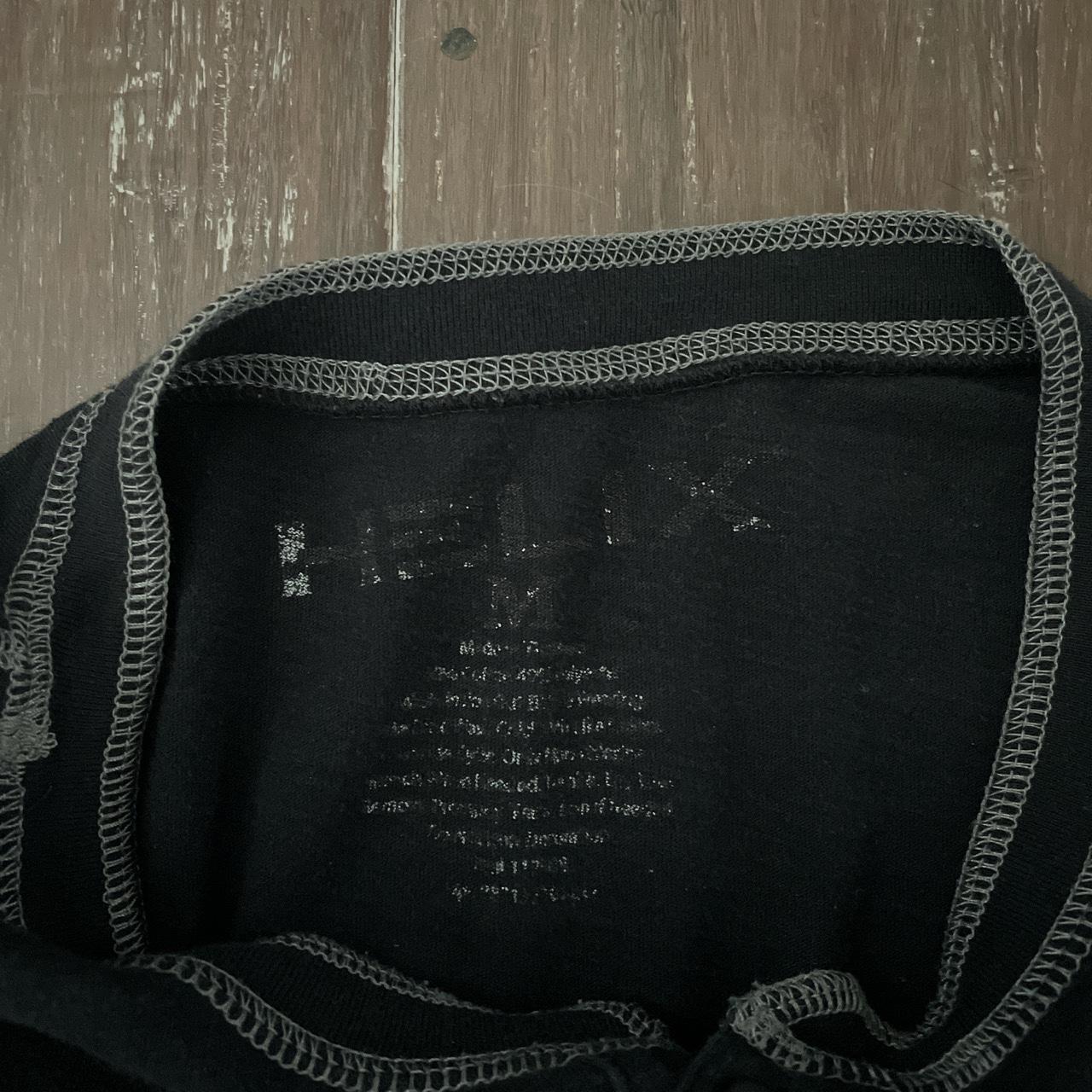 black skull grunge graphic long sleeve size: M has... - Depop