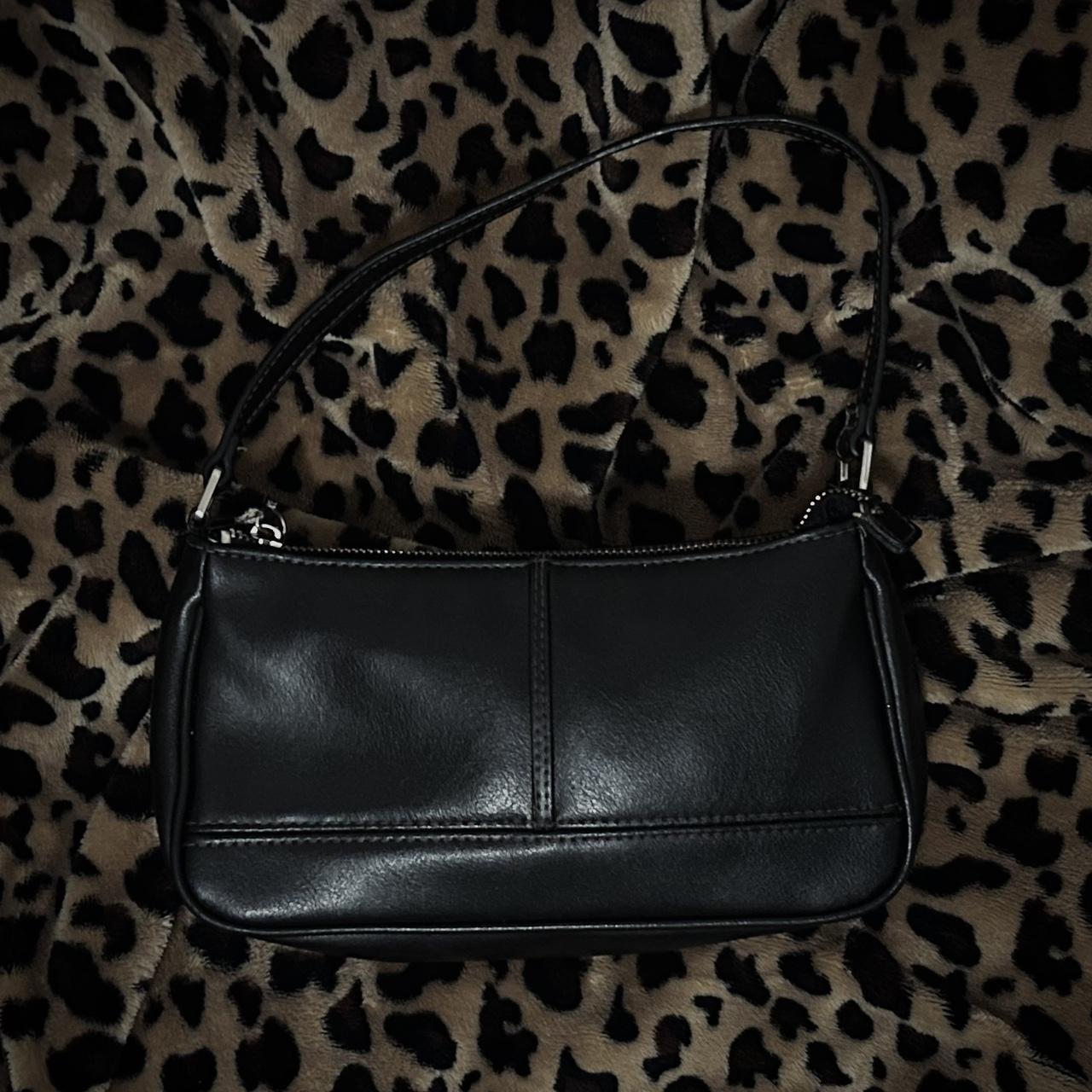 connections black purse **not real leather** ... - Depop