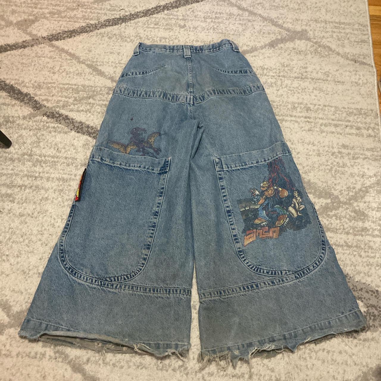 Jnco leapin lizards grail measured 30x29 42 inch... - Depop