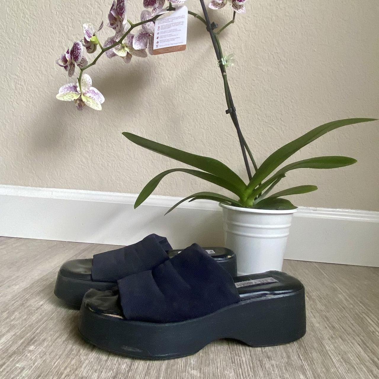 y2k steve madden platform slides an essential for... - Depop